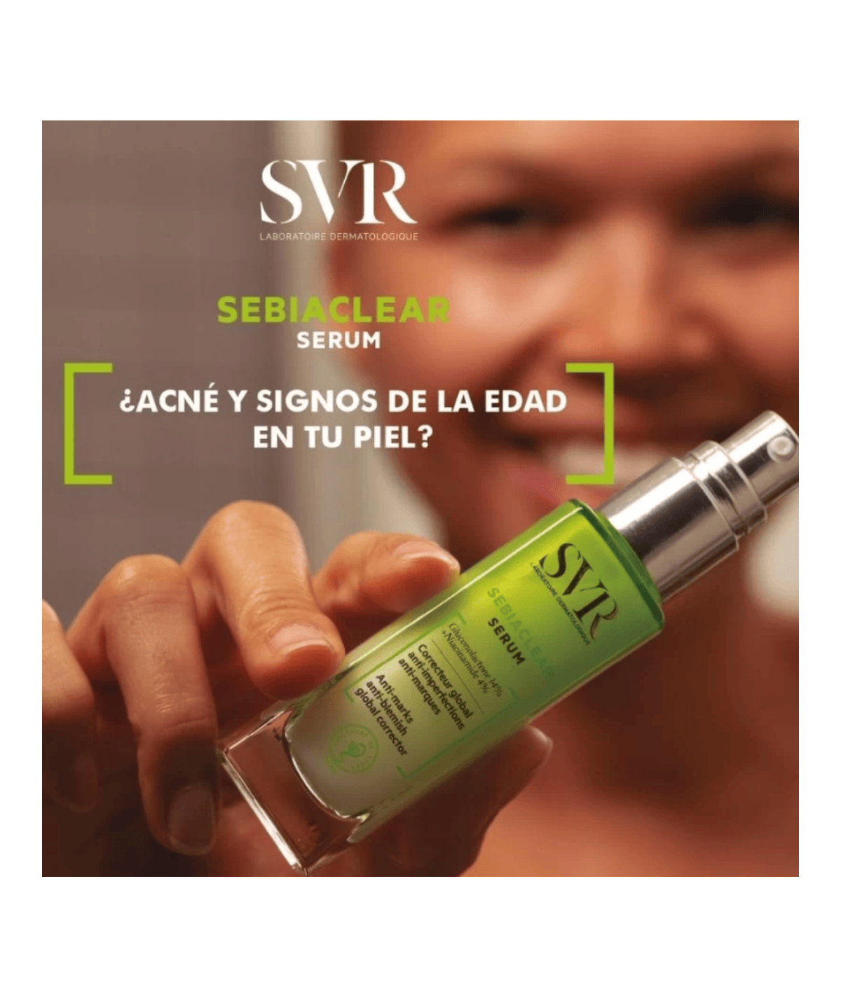 SVR Sebiaclear Serum 30 ml + Micropeel 30 ml de regalo